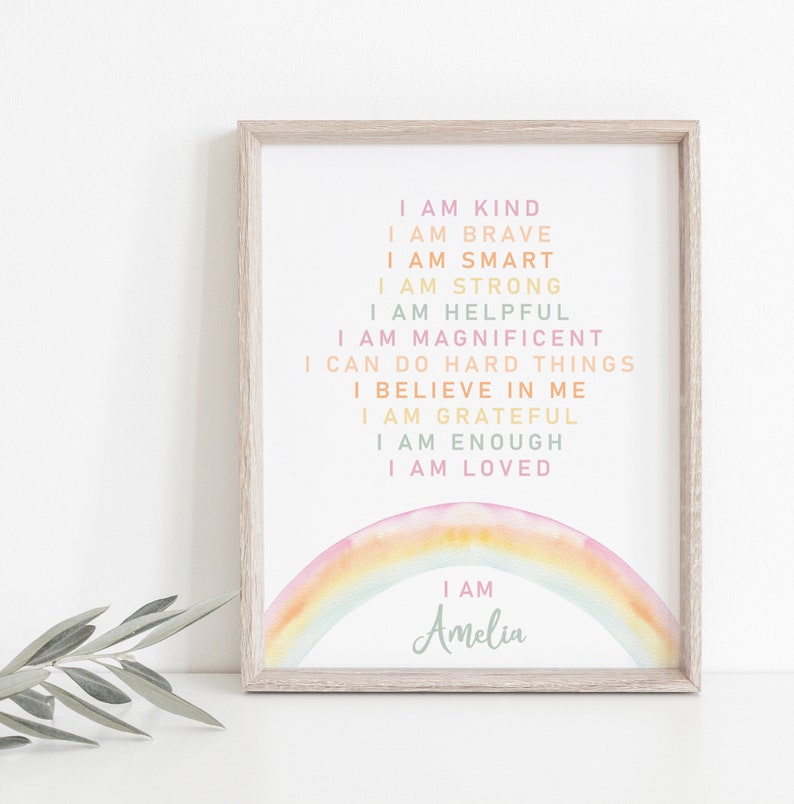 Affirmations Print Custom Affirmations Affirmations for - Etsy