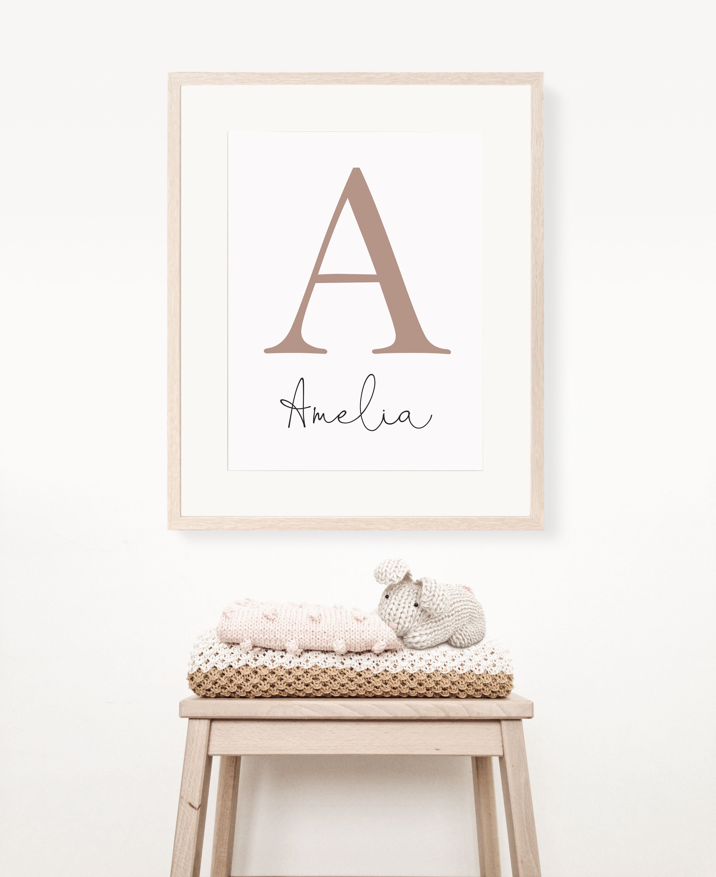Custom Initial Print Name Printable Personalised Name Print | Etsy