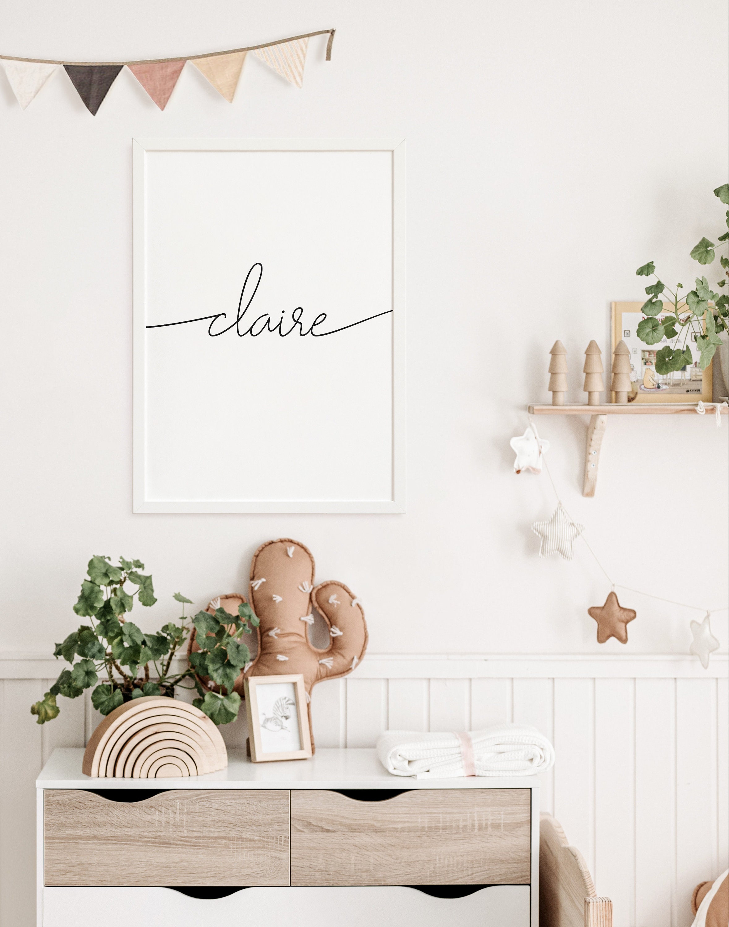 Custom Initial Print, Name Printable, Personalised Name Print ...