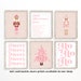 Hohoho Print, Hohoho Printable, Pink Hohoho Print, Pink Christmas Print ...