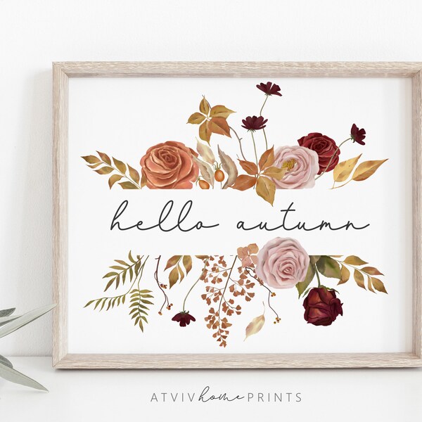Fall Printable Wall Art - Etsy