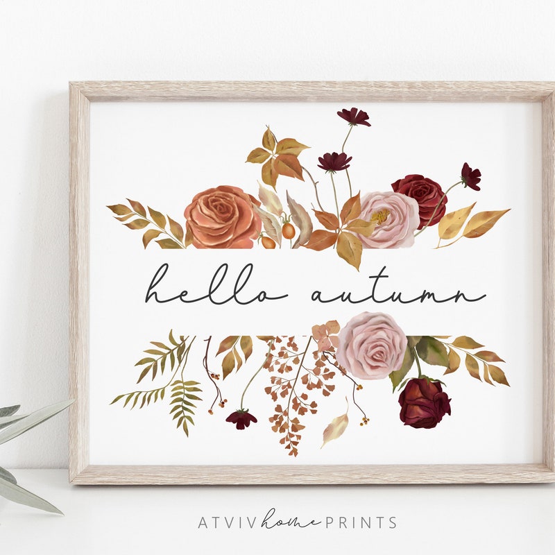 Fall Printable Wall Art - Etsy