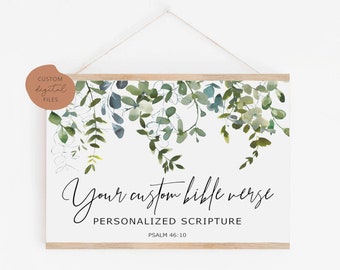 Custom Scripture Wall Art - Etsy