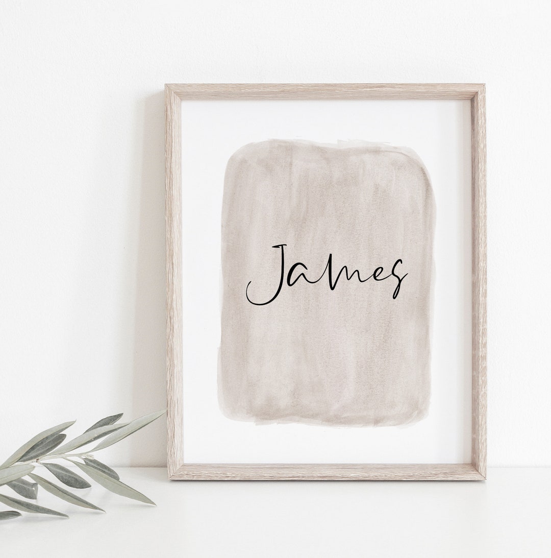 Custom First Name Print, Name Printable, Personalized Name Print ...