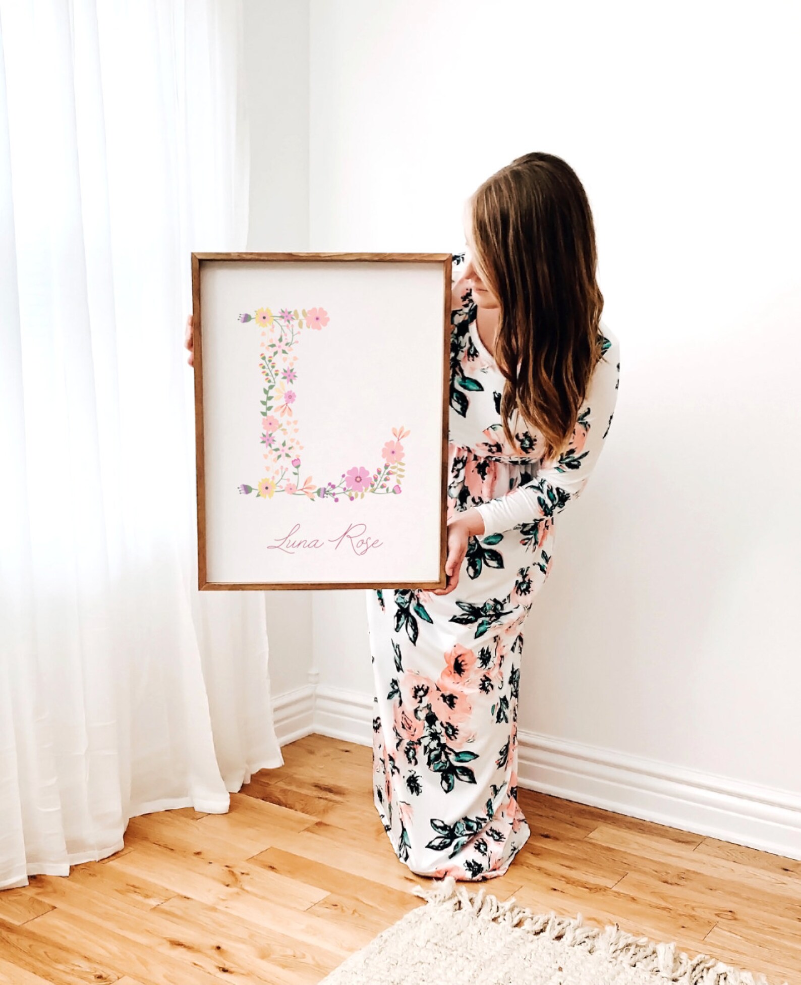 Custom Initial Print Name Printable Personalised Name Print | Etsy