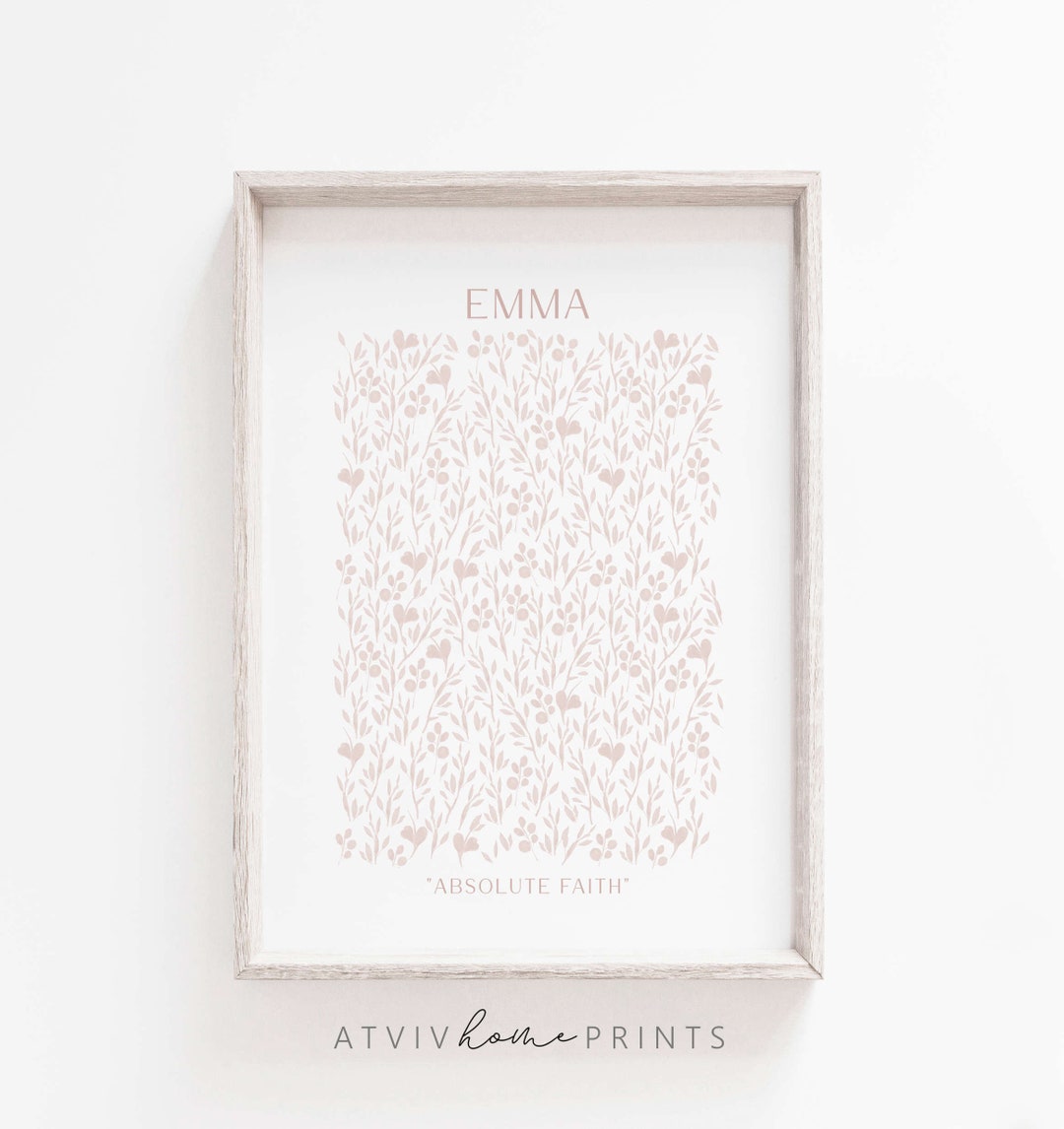 Personalized Name Meaning Print, Origin Meaning Print, Origin of Name ...