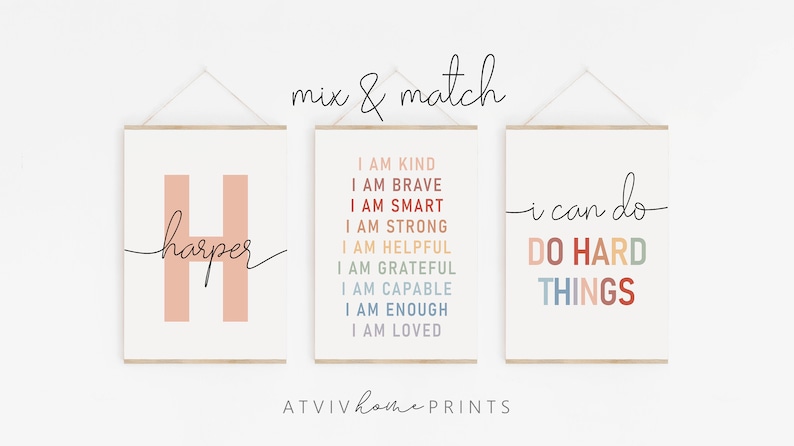 Custom Initial Print Name Printable Personalized Name Print - Etsy
