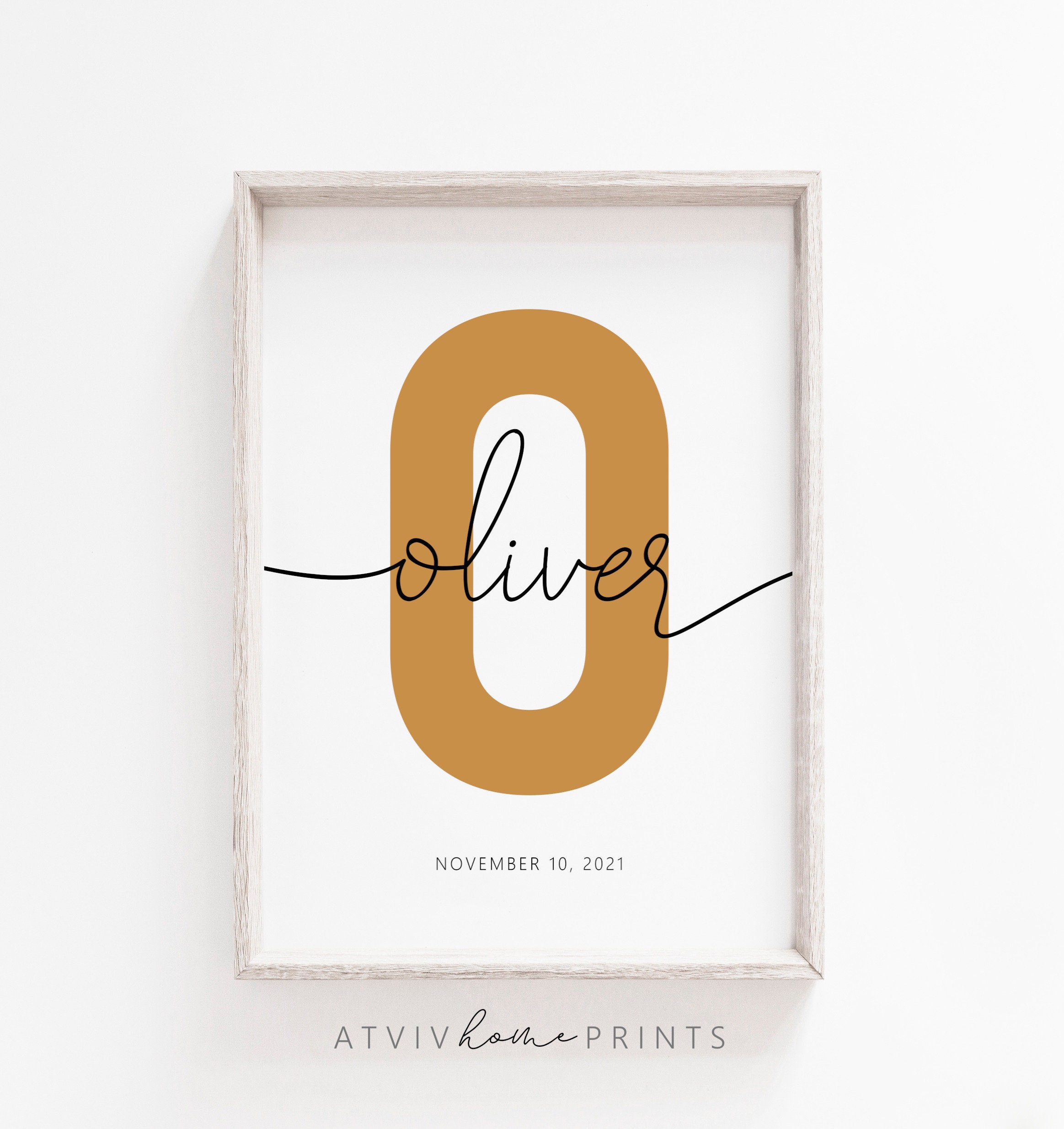 Custom Initial Print Name Printable Personalized Name Print - Etsy ...