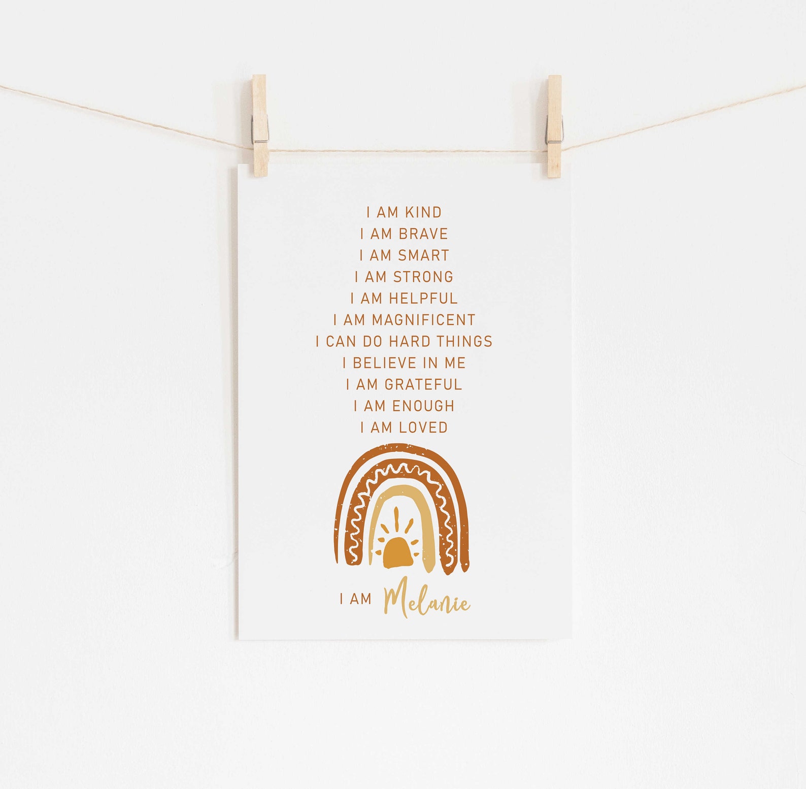 Affirmations Print Custom Affirmations Affirmations for - Etsy