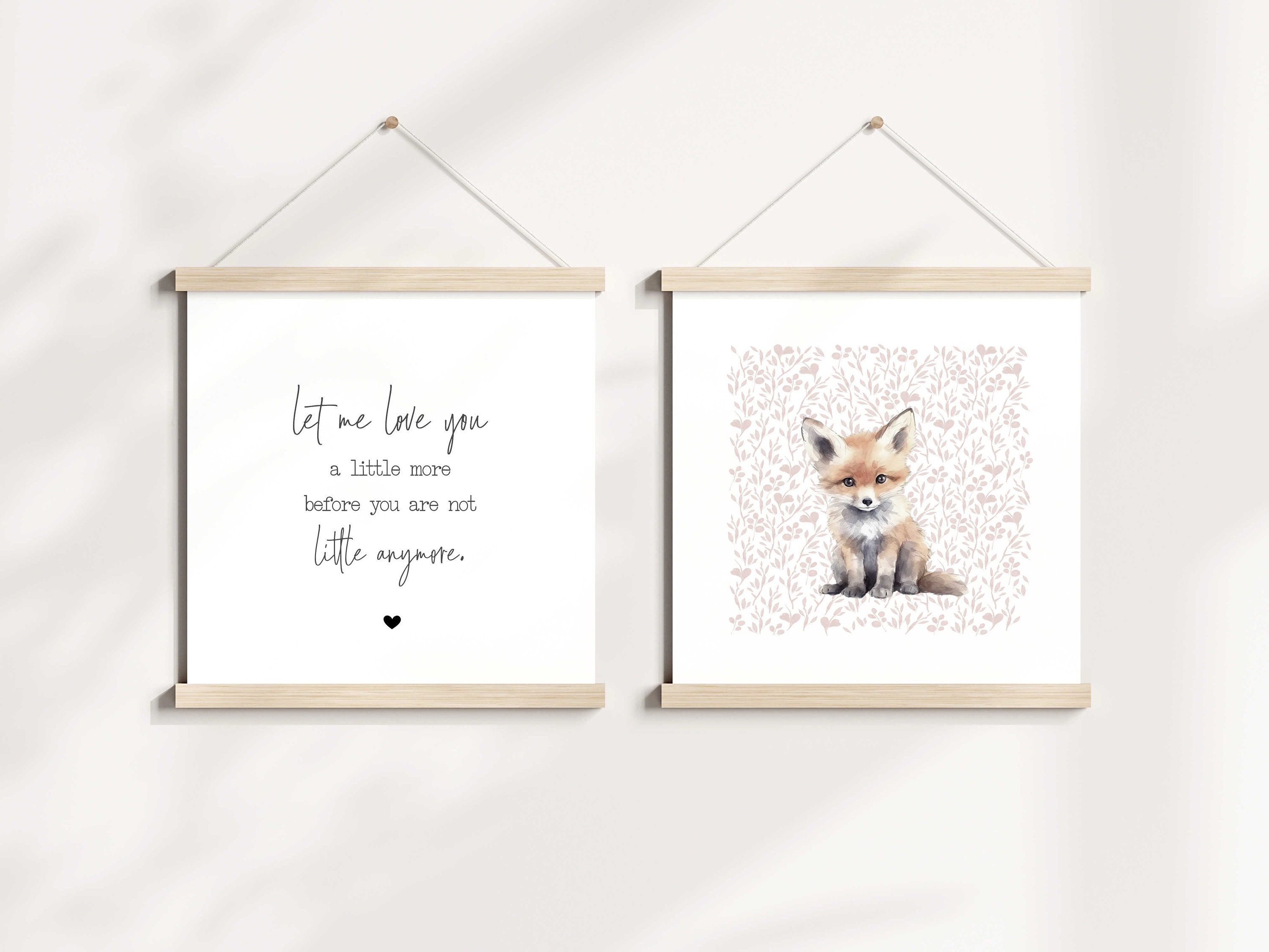 Fox Nursery Print, Fox Nursery Art, Cute Fox Print, Woodland Nursery ...