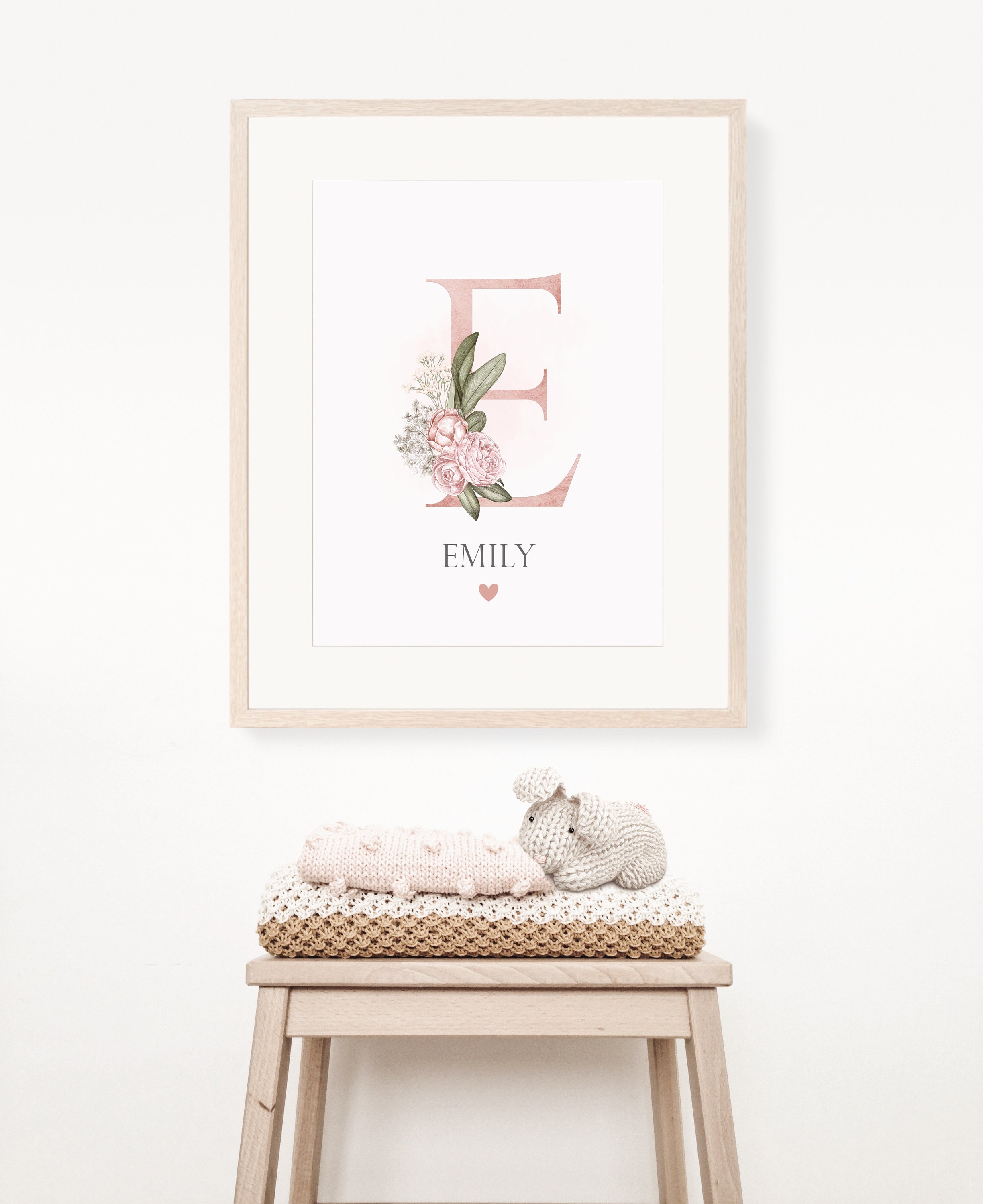 Custom Initial Print Name Printable Personalized Name Print | Etsy UK