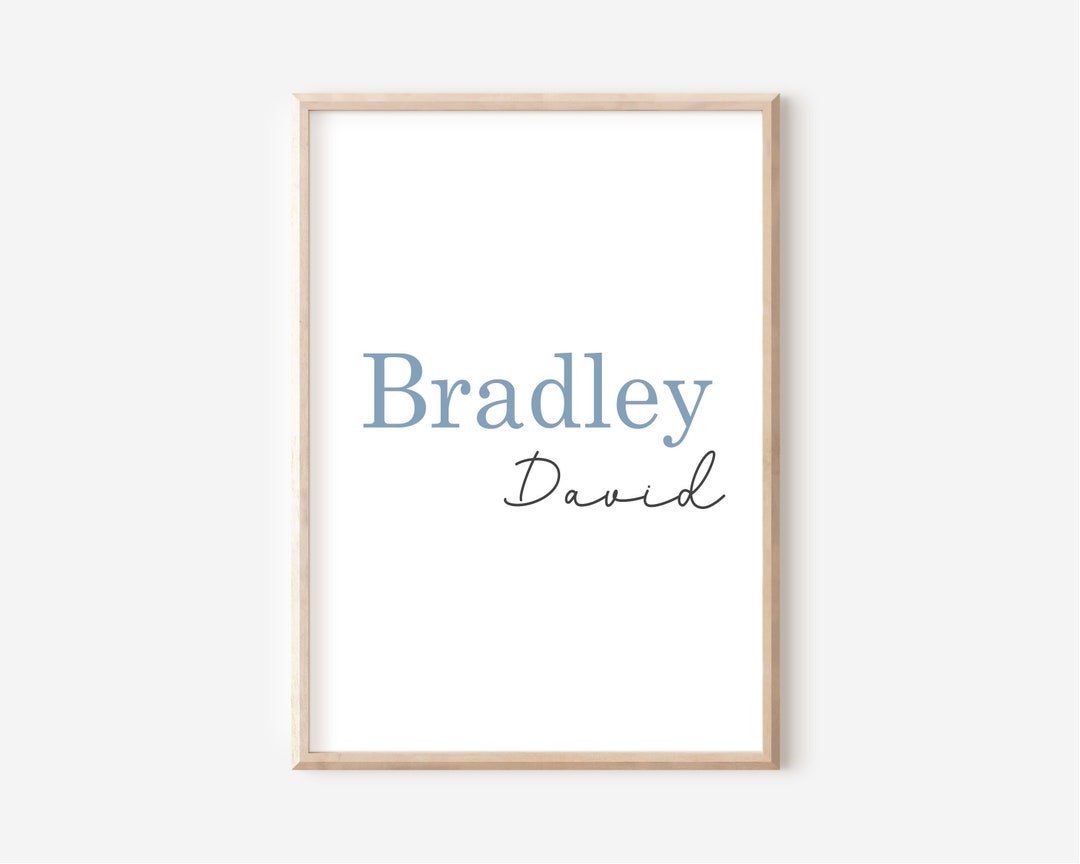 Custom First Name Print, Name Printable, Personalized Name Print ...