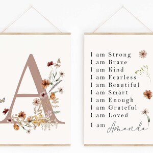 Affirmations Print, Custom Affirmations, Girls Affirmations Print ...