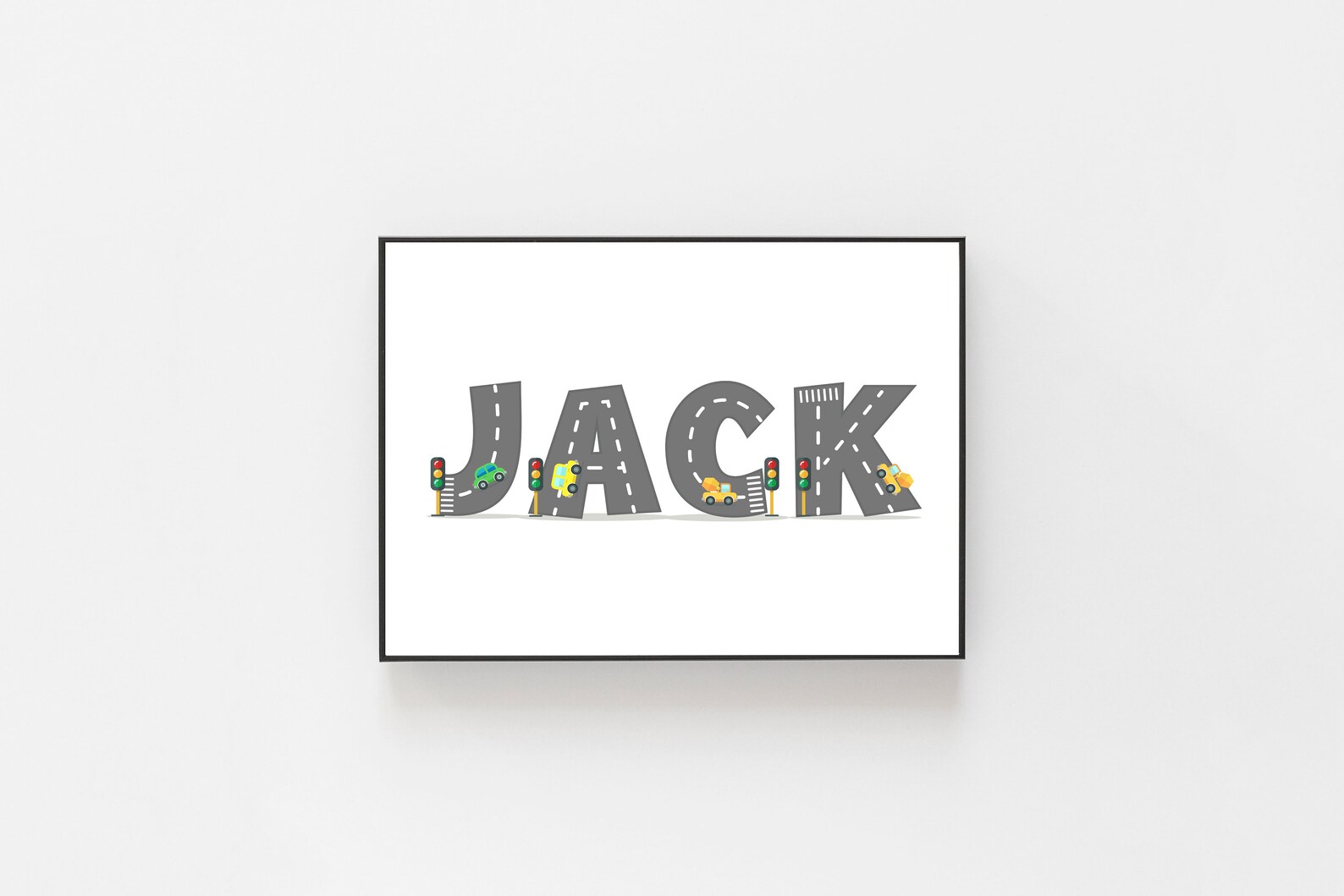 Car Custom Name Print Personalized Car Print Transportation | Etsy