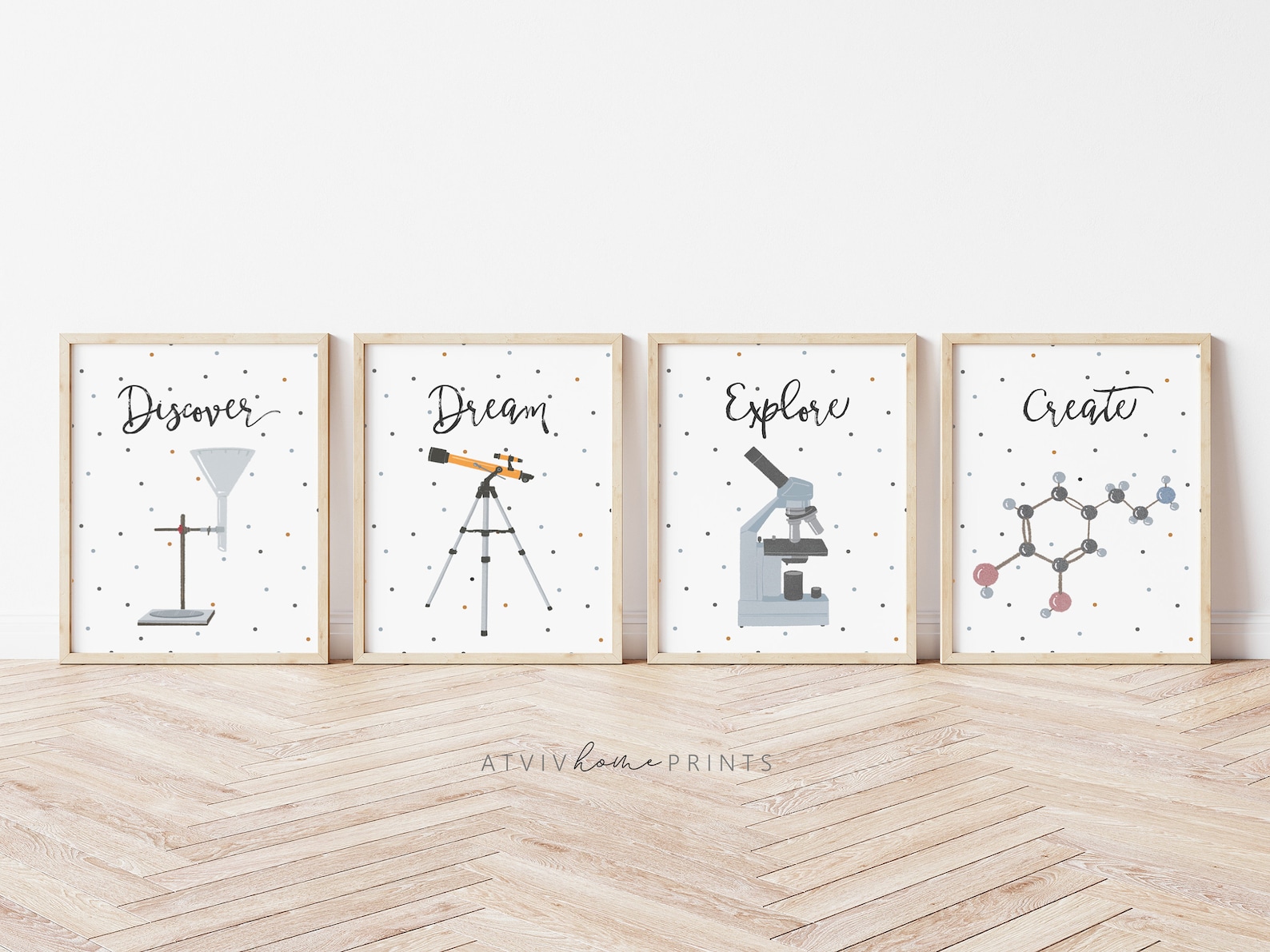 Science Art Print, Nursery Science Print, Science Classroom Prints ...