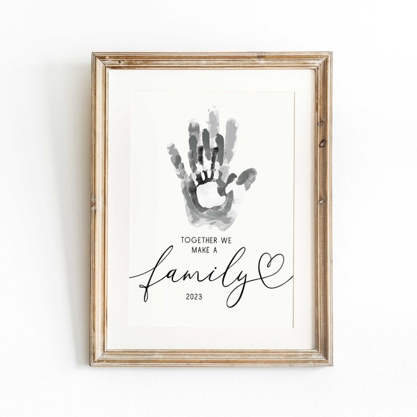 Family Handprint Art - Etsy