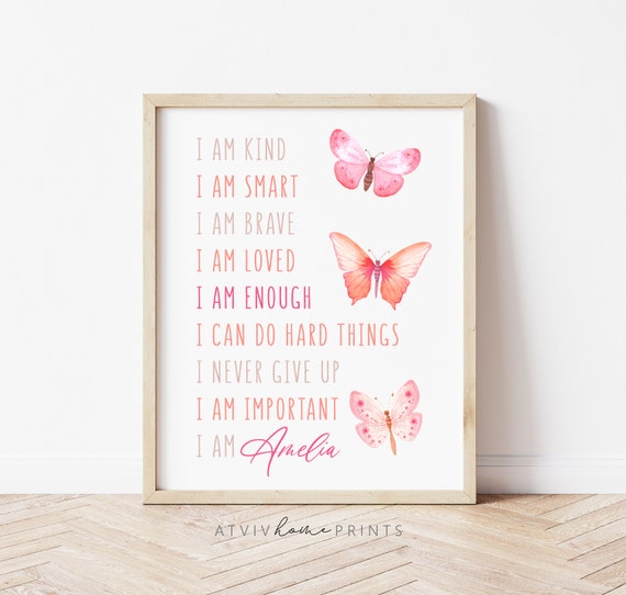 Affirmations Print Custom Affirmations Affirmations for | Etsy