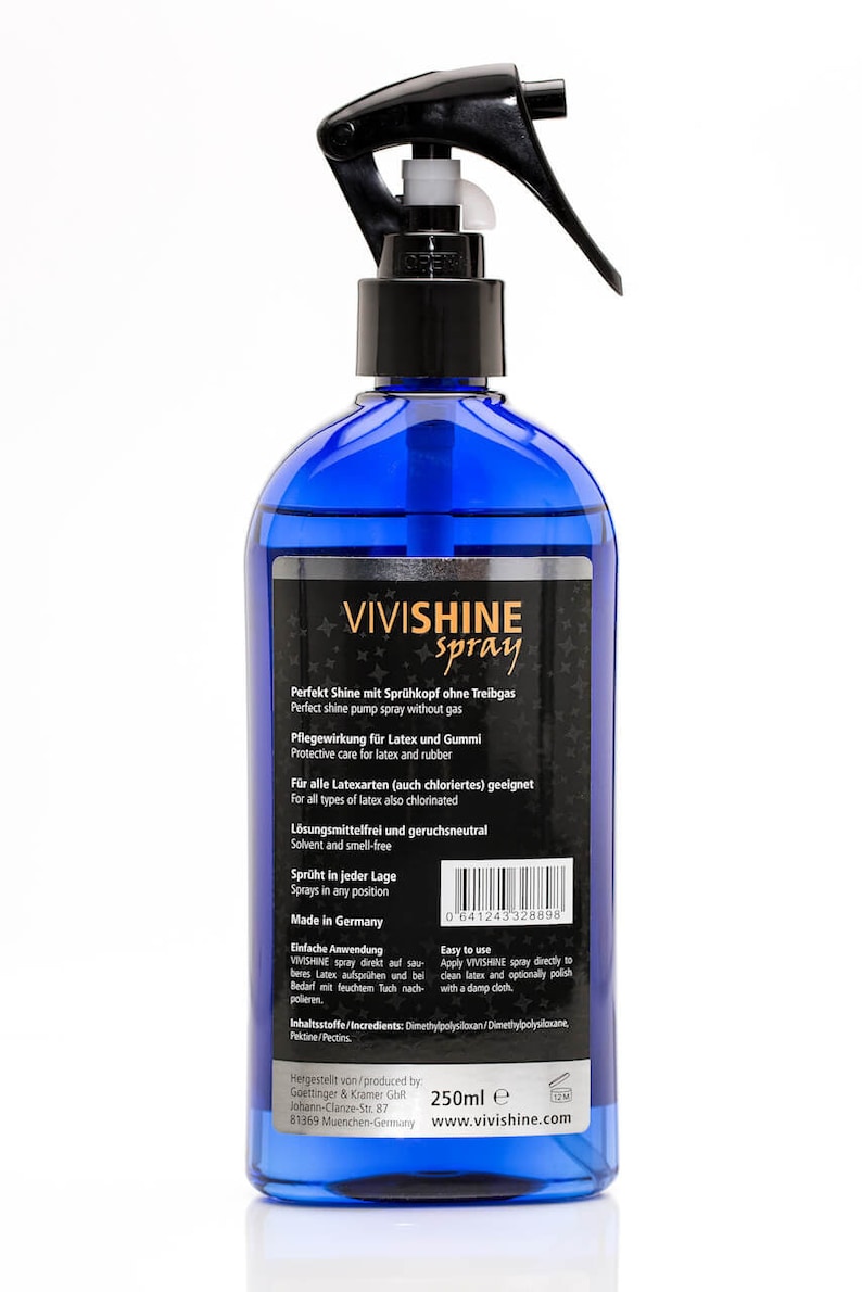 Vivishine Dress and Shine Spray Set Latex Rubber Clothing - Etsy