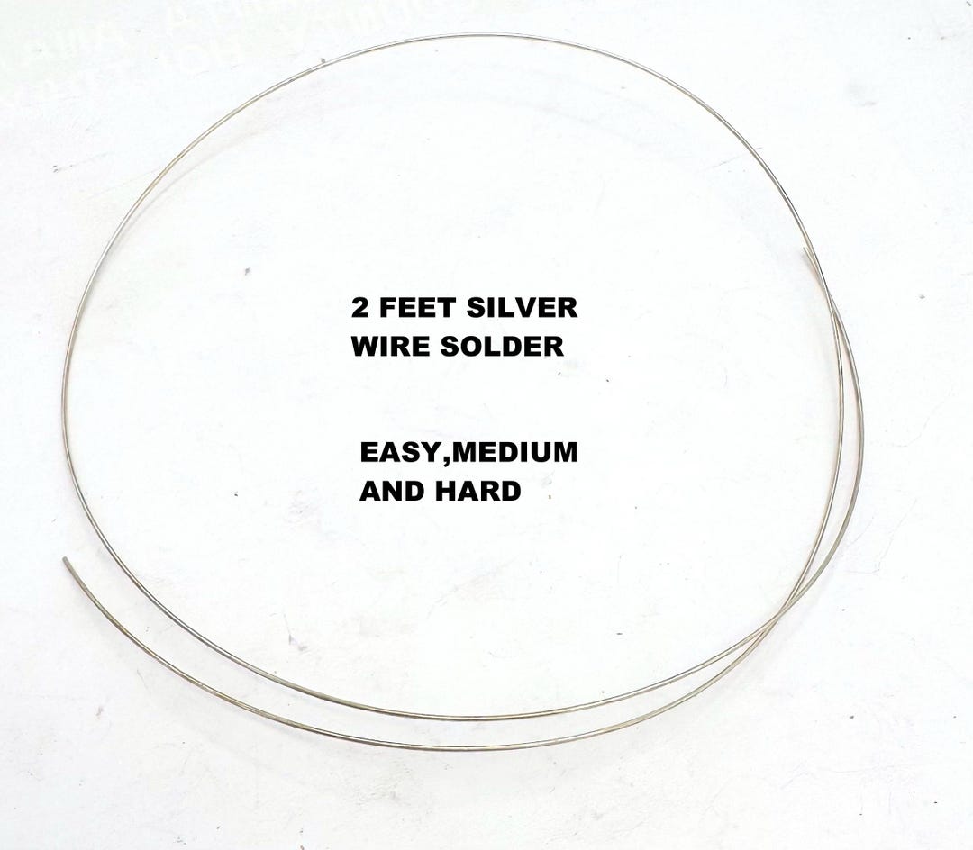 Silver Wire SOLDER Easy Med Hard 2 Feet Wire 20 Gauge - Etsy