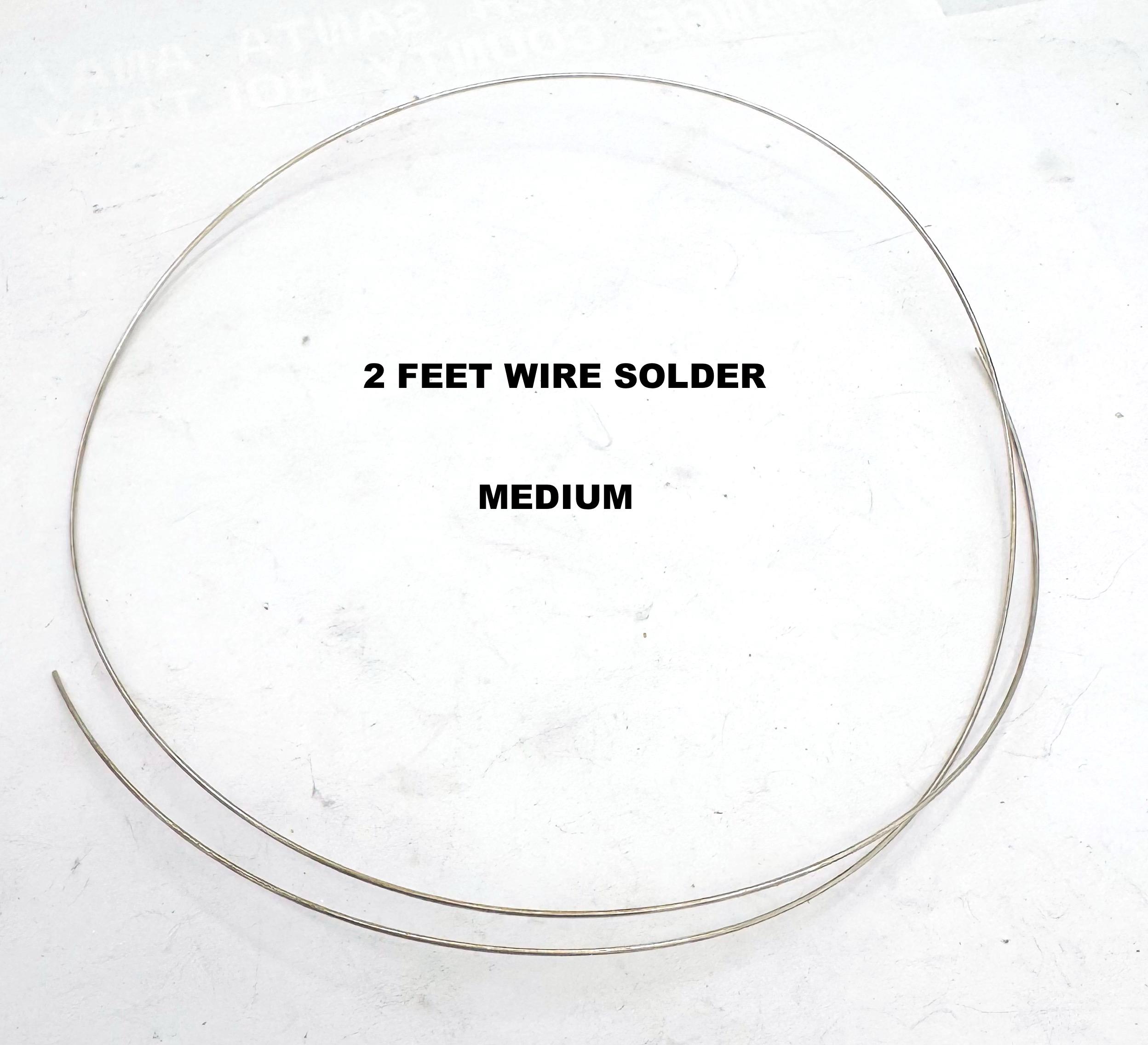 Silver Wire SOLDER Easy Med Hard 2 Feet Wire 20 Gauge - Etsy