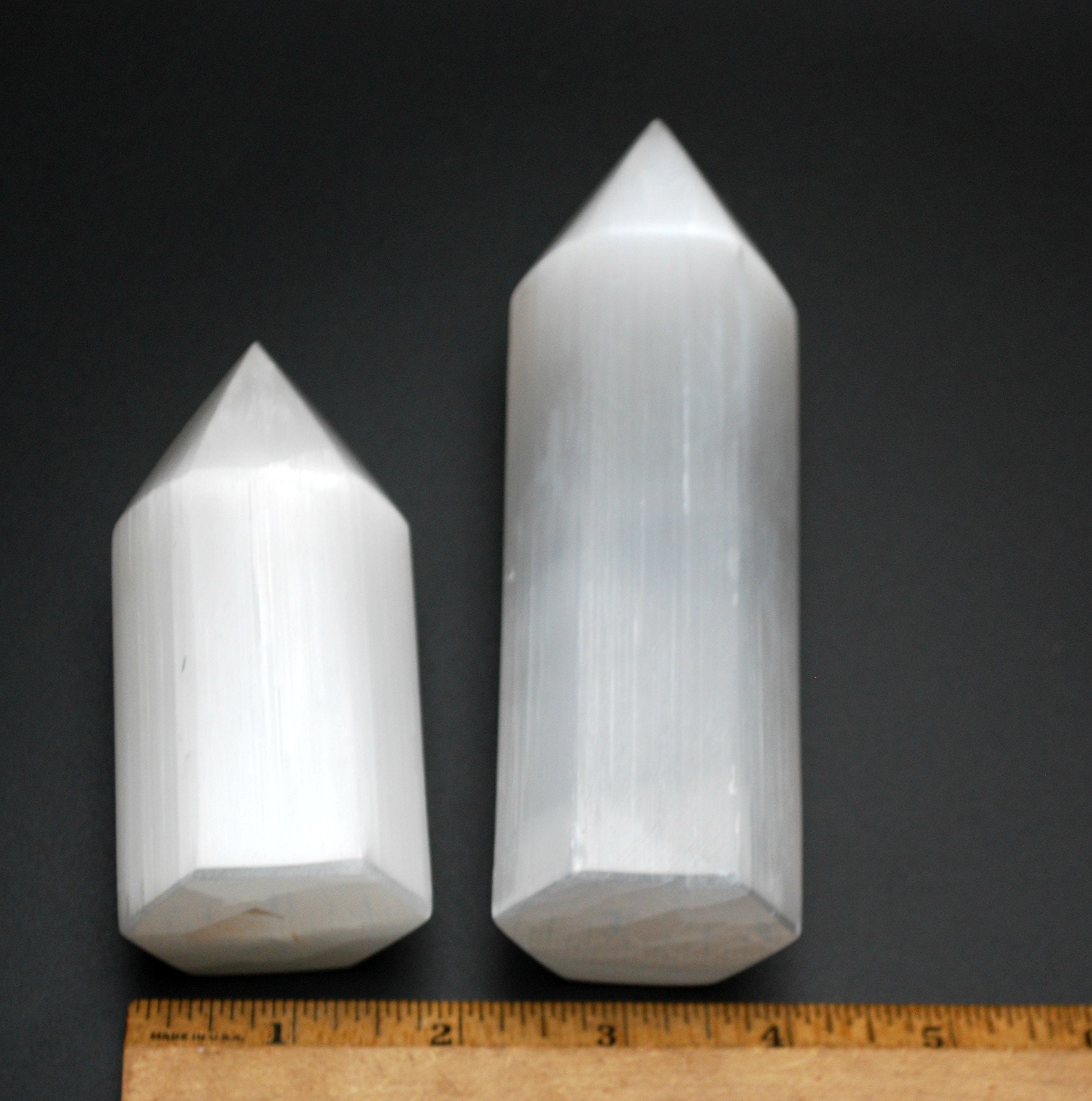 Selenite Generator Point Tower Towers 4" and 6 " Tall Obelisk ...