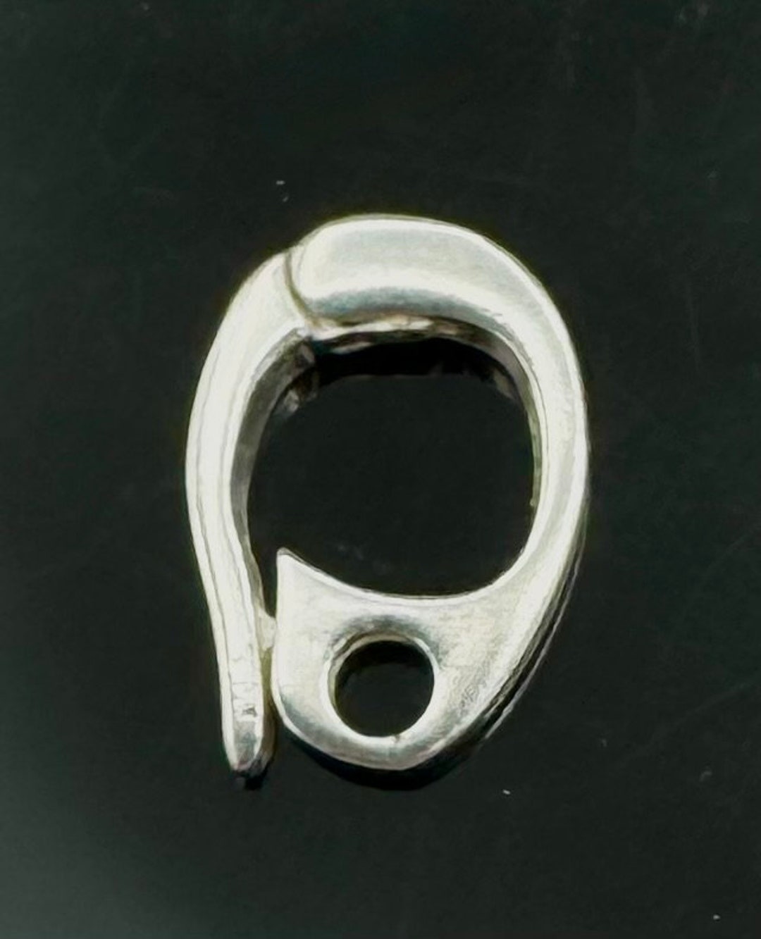 Sterling Silver Pearl Enhancer With Ring Pendant Clasp Jewelry Making ...