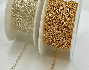 14K Gold Filled Dapped Bar Chains Bulk Gold Filled Bar Chain - Etsy