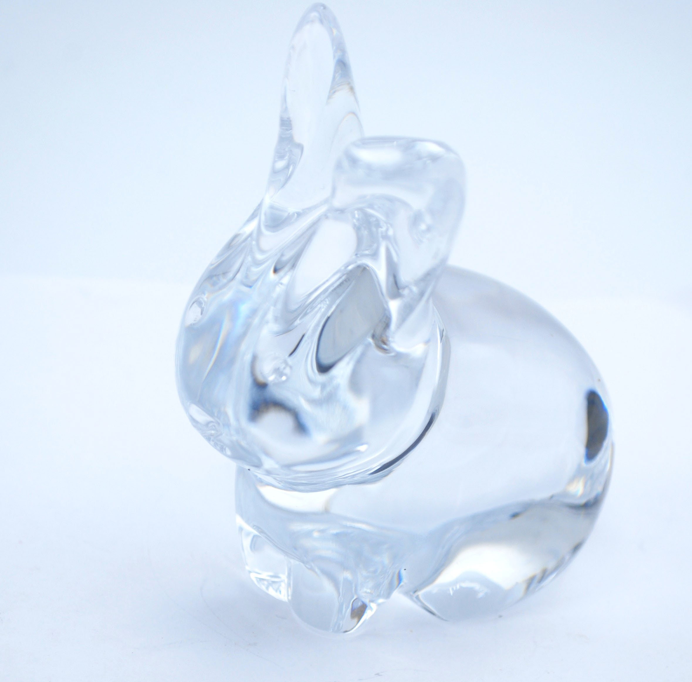 Baccarat Clear Crystal Bunny Rabbit Circa 1980 Collectable | Etsy