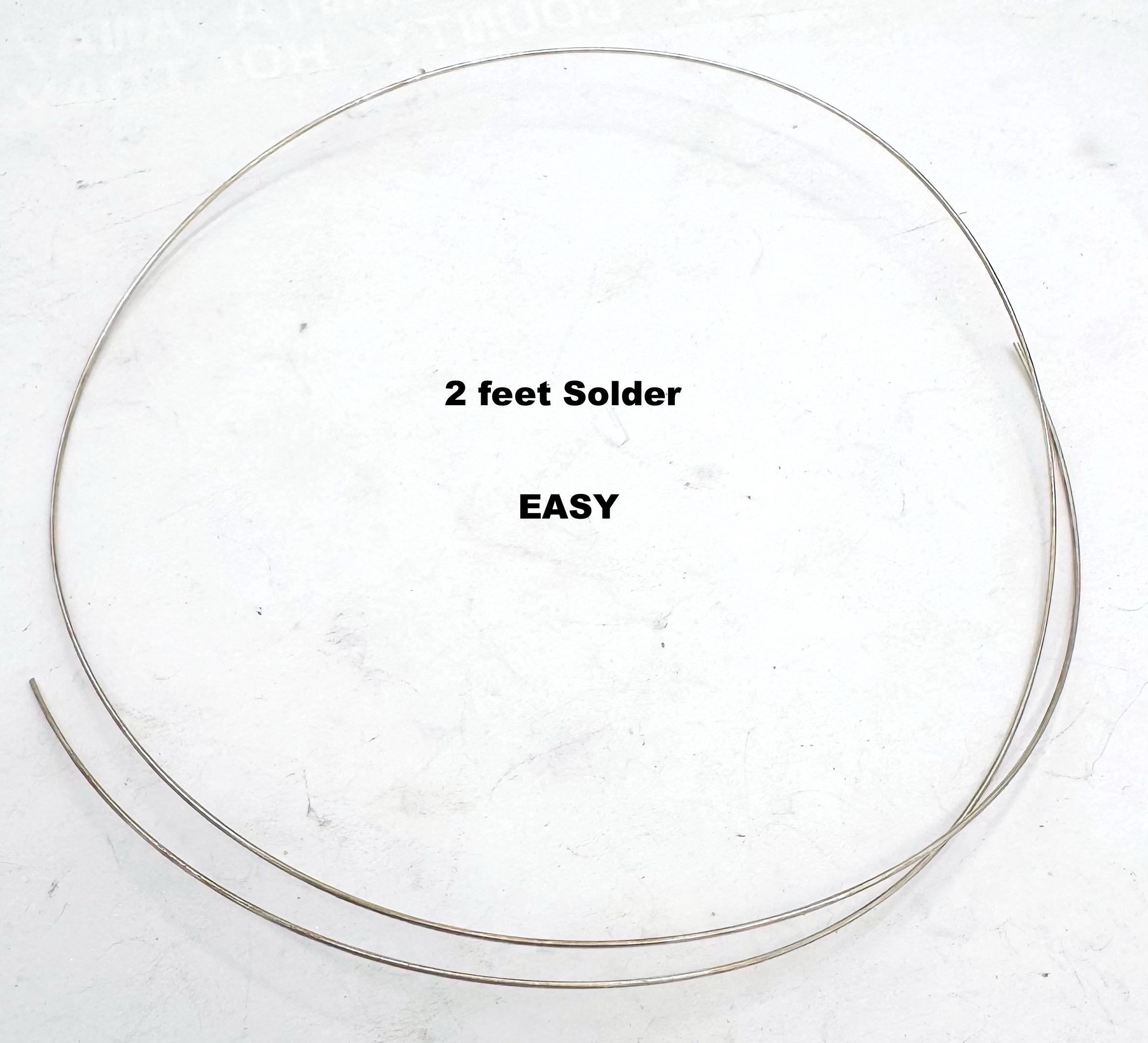 Silver Wire SOLDER Easy Med Hard 2 Feet Wire 20 Gauge - Etsy