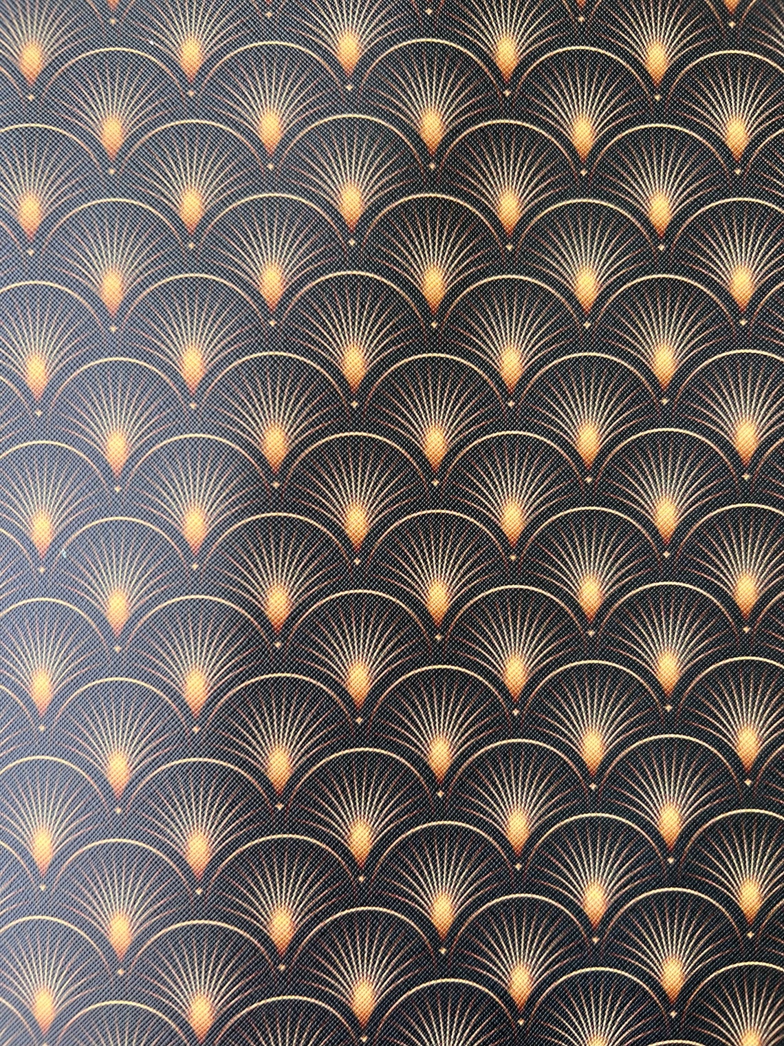 Custom Made Art Deco Vinyl Water Resistant Vinyl Leatherette - Etsy