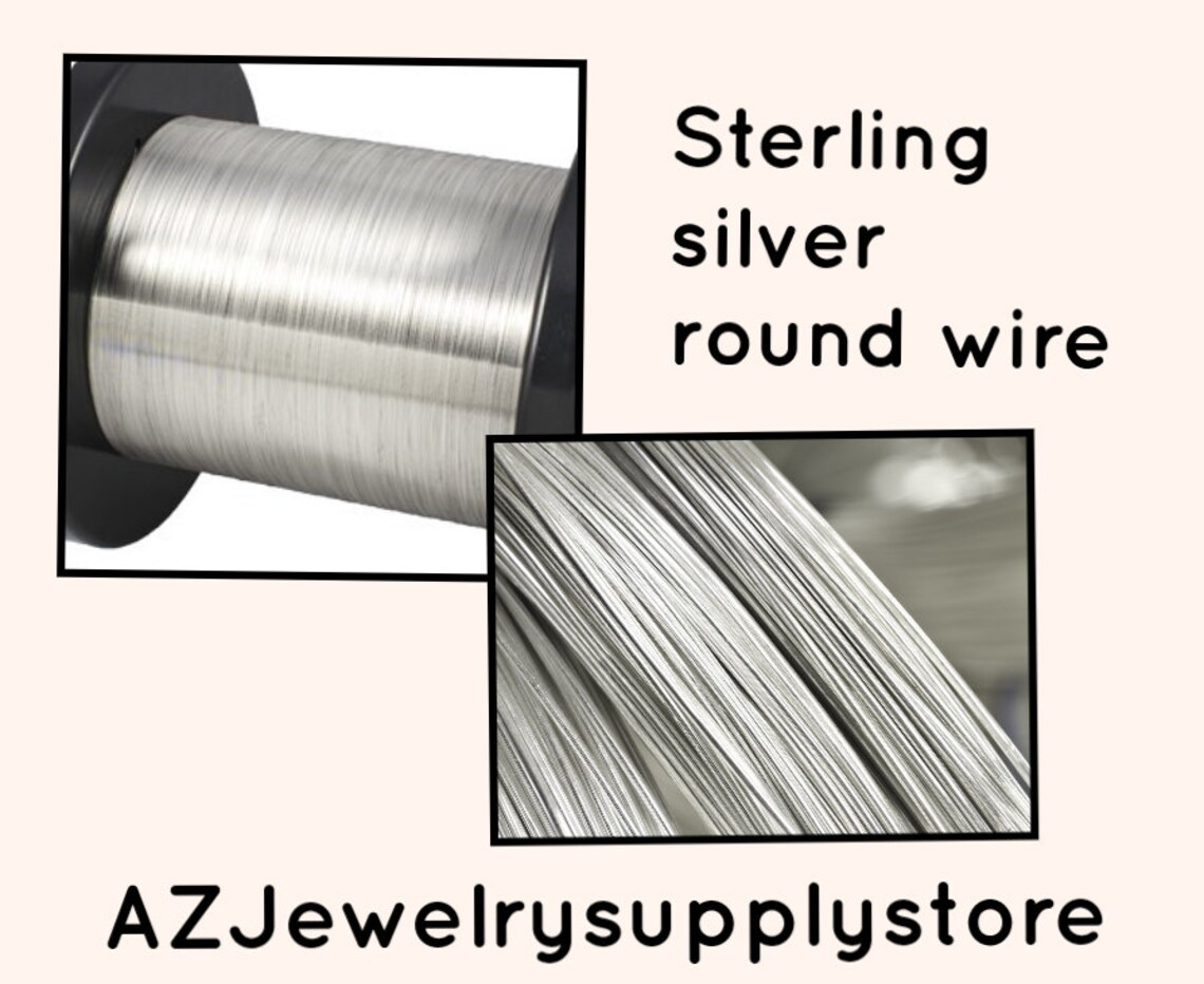 Sterling Round Wire Coil Bulk Jewelry Making Crafting Sold in | Etsy