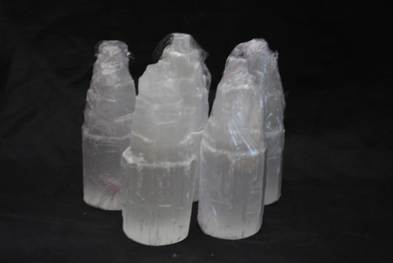 Bulk Selenite Wholesale Selenite Pack of 5 Selenite towers | Etsy