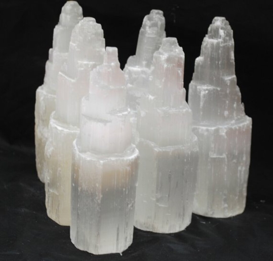 Bulk Selenite 6 Inch Tall Towers Wholesale Selenite Protection ...