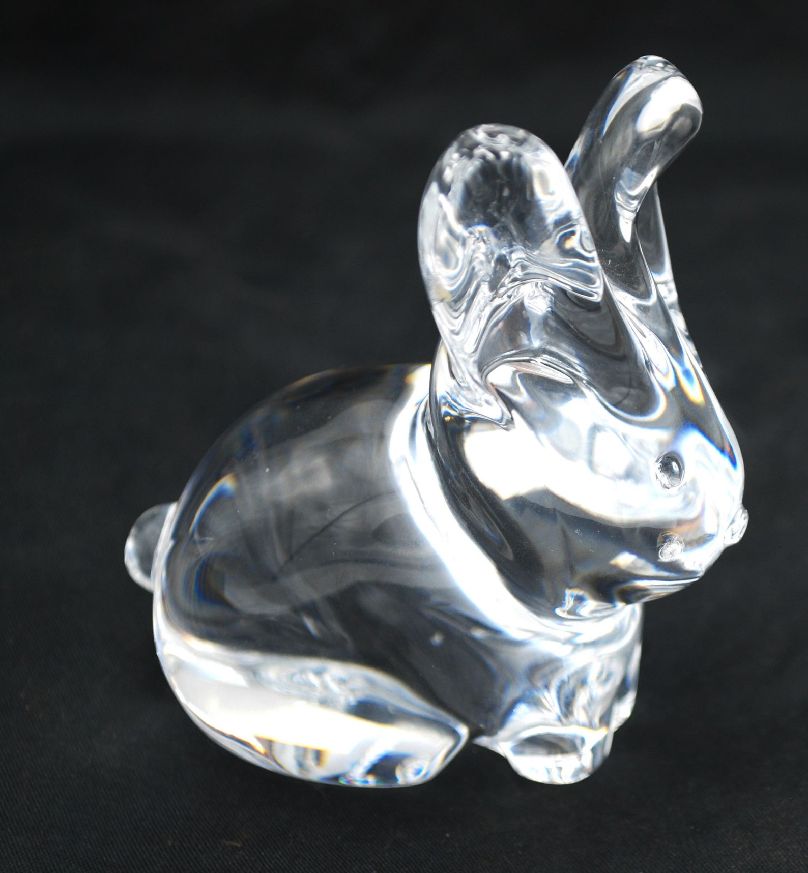 Baccarat Clear Crystal Bunny Rabbit Circa 1980 Collectable - Etsy
