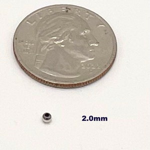 Small Sterling Silver Beads Navajo Round Pearl Smooth Southwestern ...