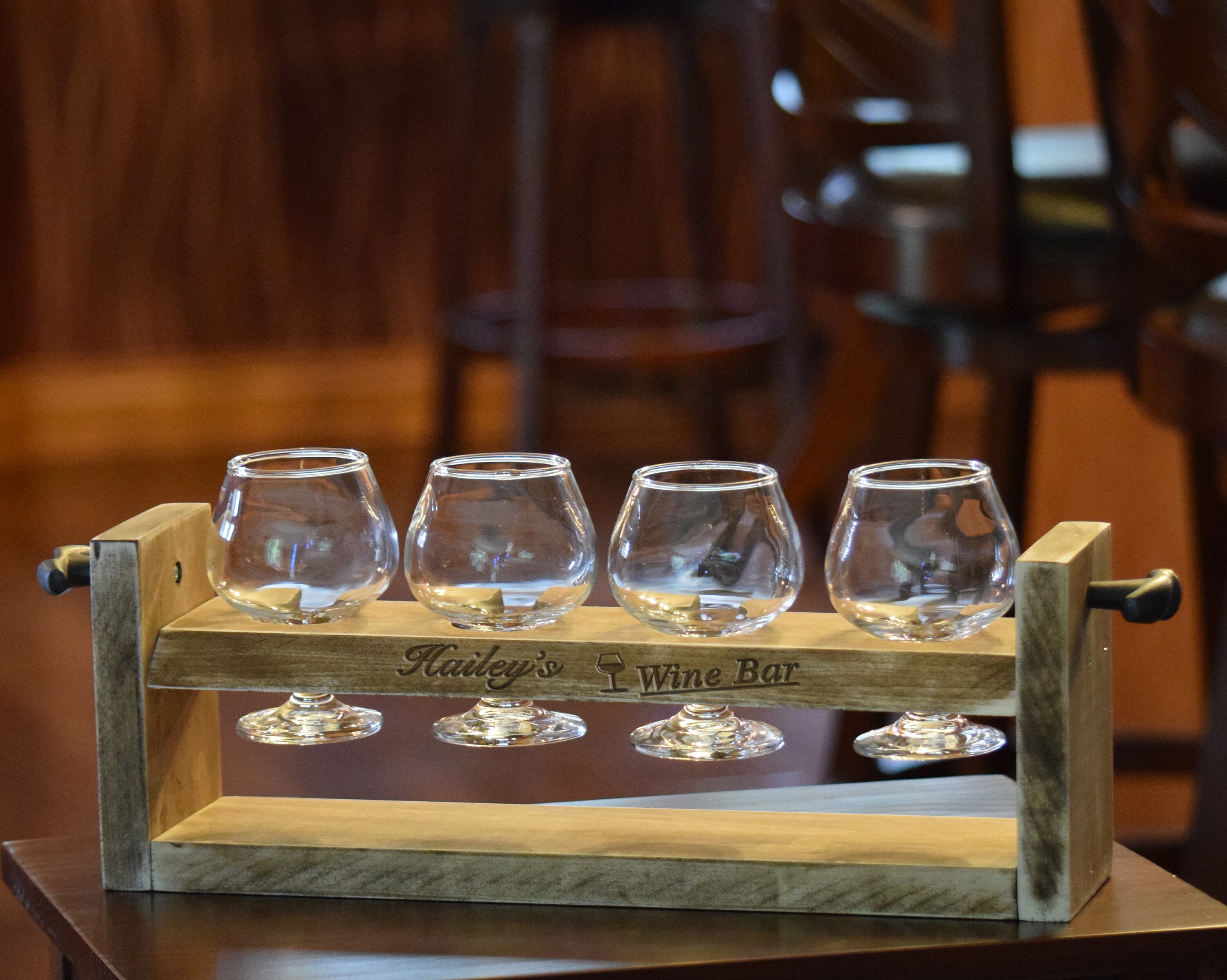 Dessert Tasting Flight With Four 5.5oz Tasting Glasses Personalized ...