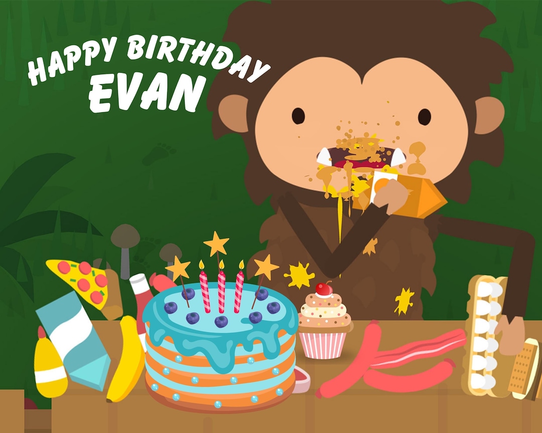 Sneaky Sasquatch Edible Image | Sasquatch Birthday | Sasquatch Kid ...