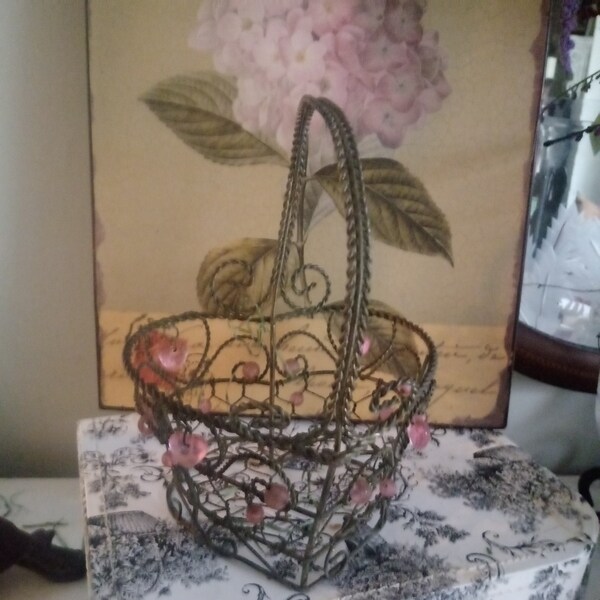 Wire Heart Basket - Etsy