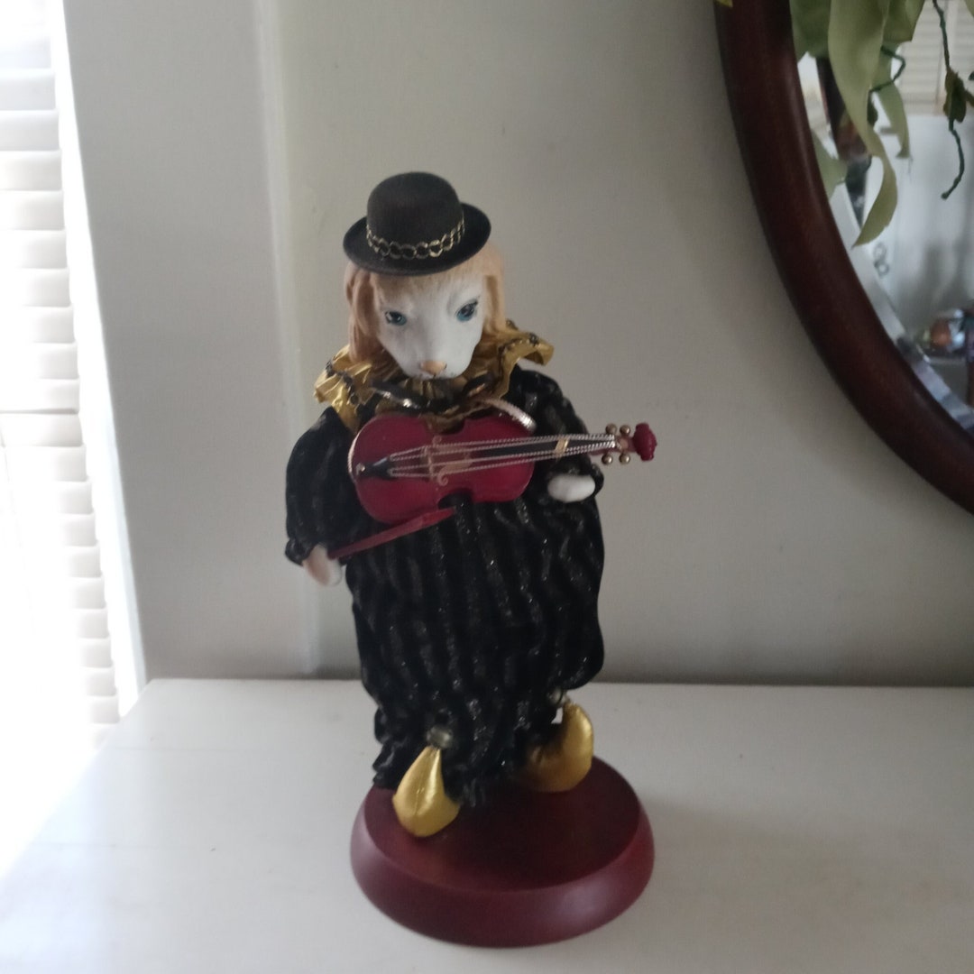 Dog Jester Animatronic Music Box by Westland - Etsy