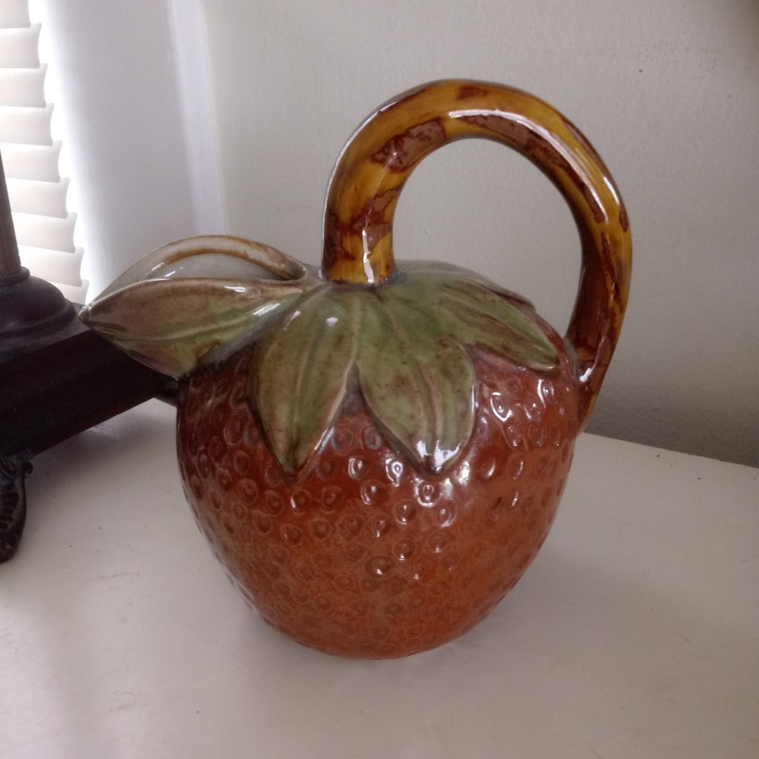 The Strawberry Pitcher - Etsy