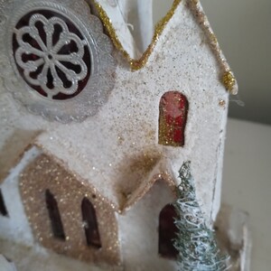 Large Putz Church Cathedral Vintage - Etsy