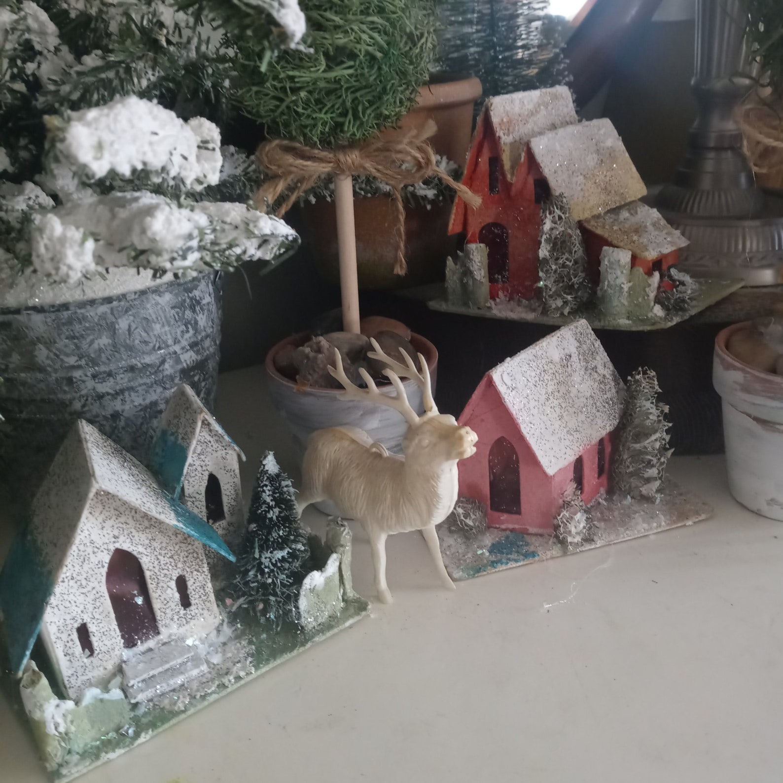 Small Vintage Putz House or Church - Etsy