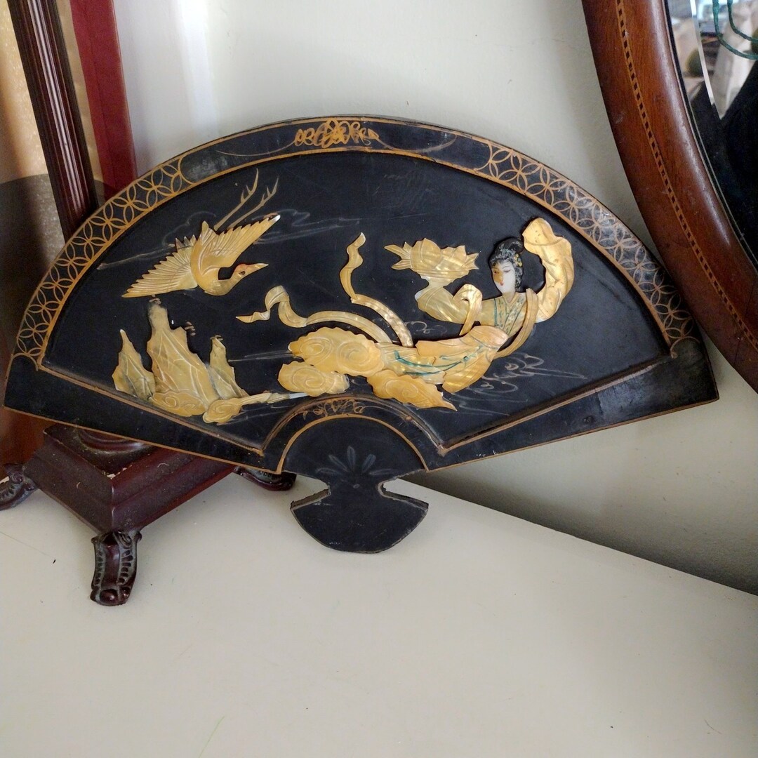 Vintage Wooden Wall Fan - Etsy