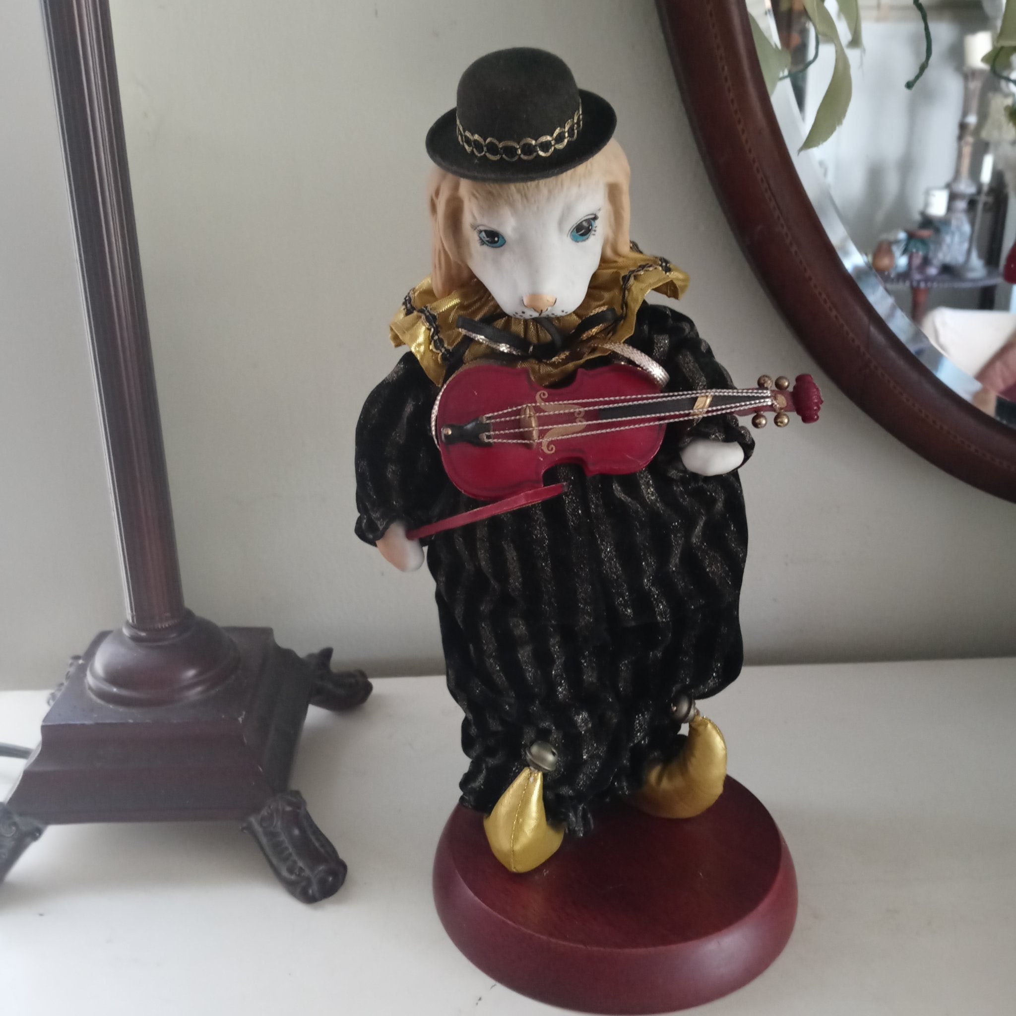 Dog Jester Animatronic Music Box by Westland - Etsy