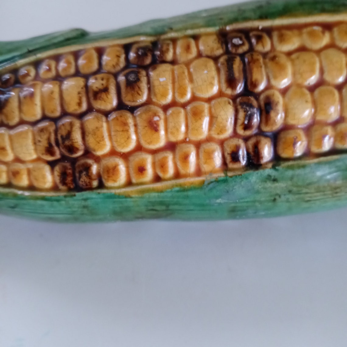 Antique Majolica Corn Flask - Etsy