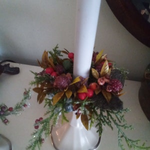Tapped Candle Holder Wreaths Christmas Bobeche - Etsy
