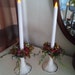 Tapped Candle Holder Wreaths Christmas Bobeche - Etsy