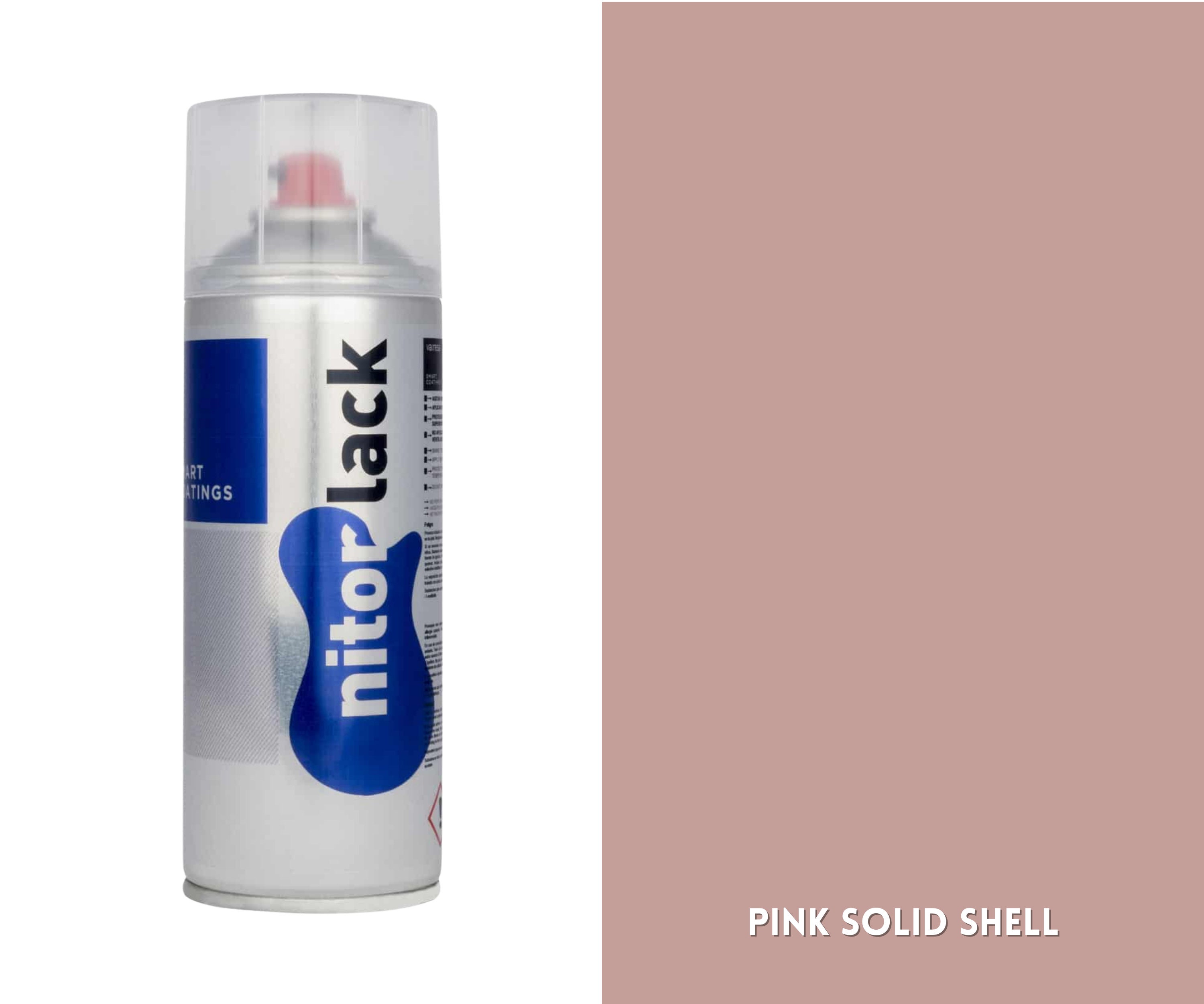Pink Solid Shell Color Wood Spray, Nitrocellulose Spray Paint, DIY ...