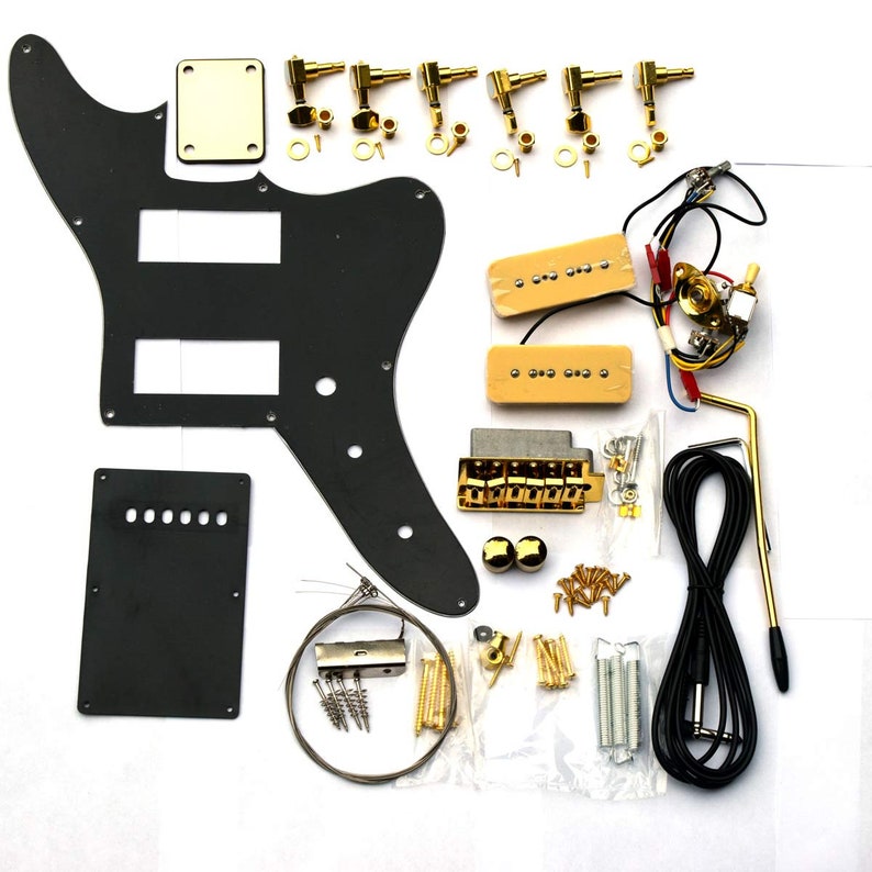 Diy Guitar Kit - Jazzmaster Style - Ash Body, Maple Neck - Build Your ...