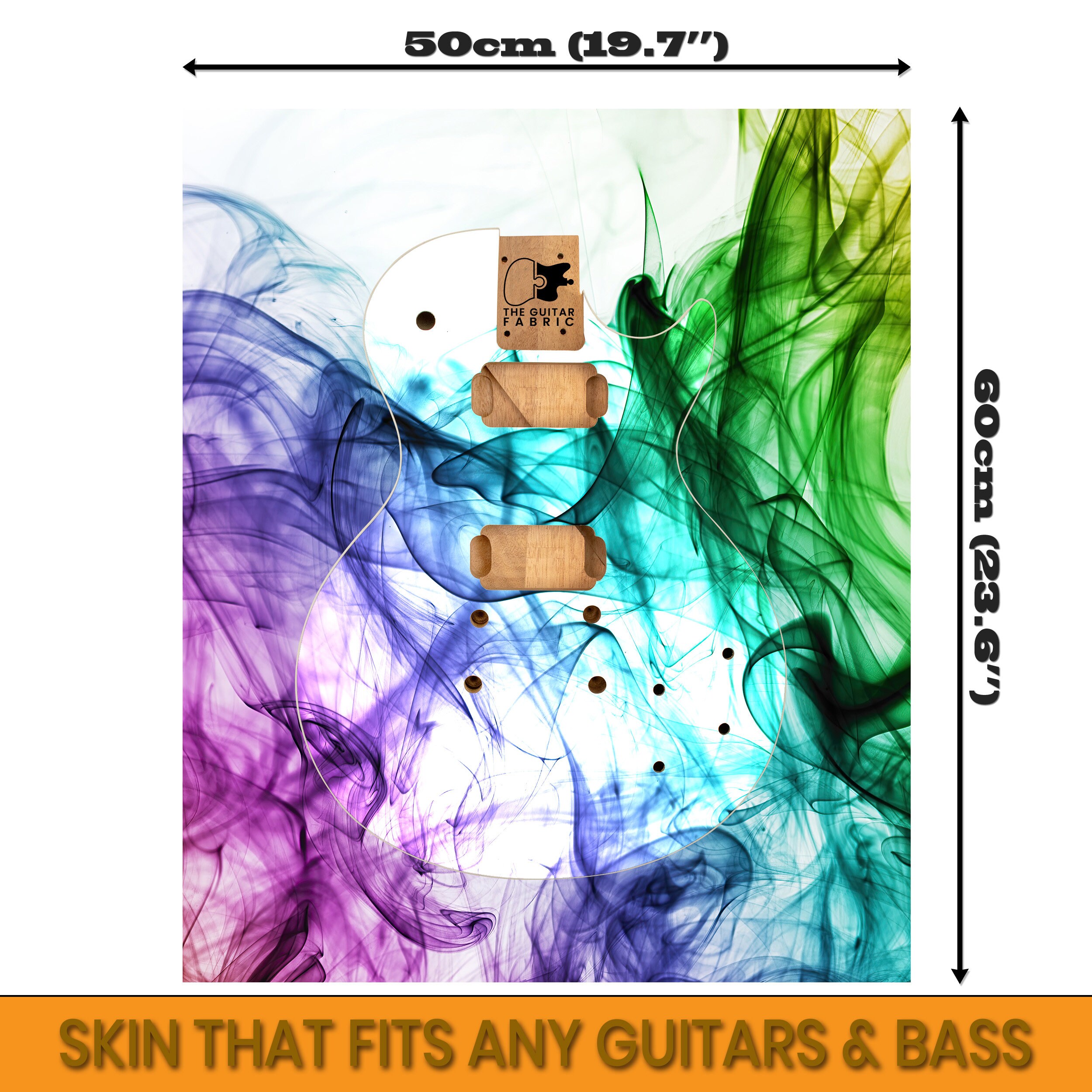 Infusion Theme Custom Guitar Skin Wrap 50x60 Cm. Laminated Vinyl ...